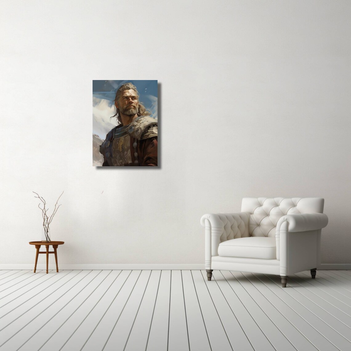 Thor, Norse God of Thunder - Digital Art Print Mythology Portrait ...