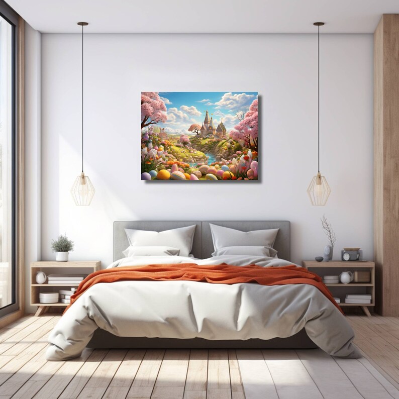 Easter Paradise Wonderland: Digital Art Print of Sweet Easter Delights ...