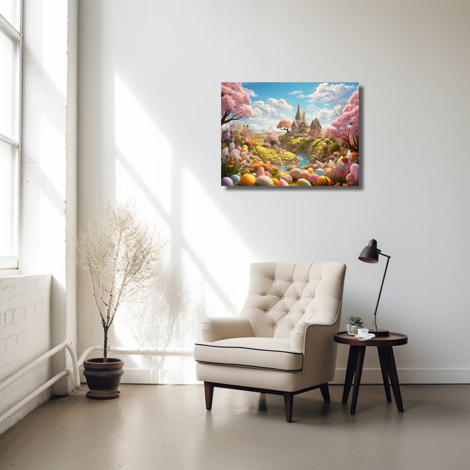 Easter Paradise Wonderland: Digital Art Print of Sweet Easter Delights ...