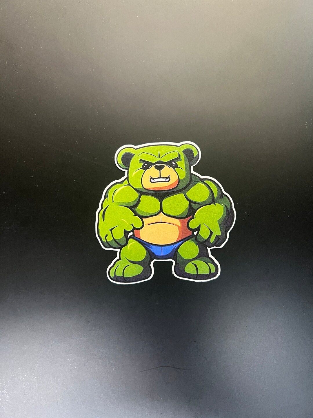 Teddy Bear Hulk Sticker - Etsy