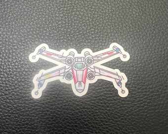 X-wing Squadron Vinyl Bumper Sticker. Show Your Love for Star Wars, Red ...