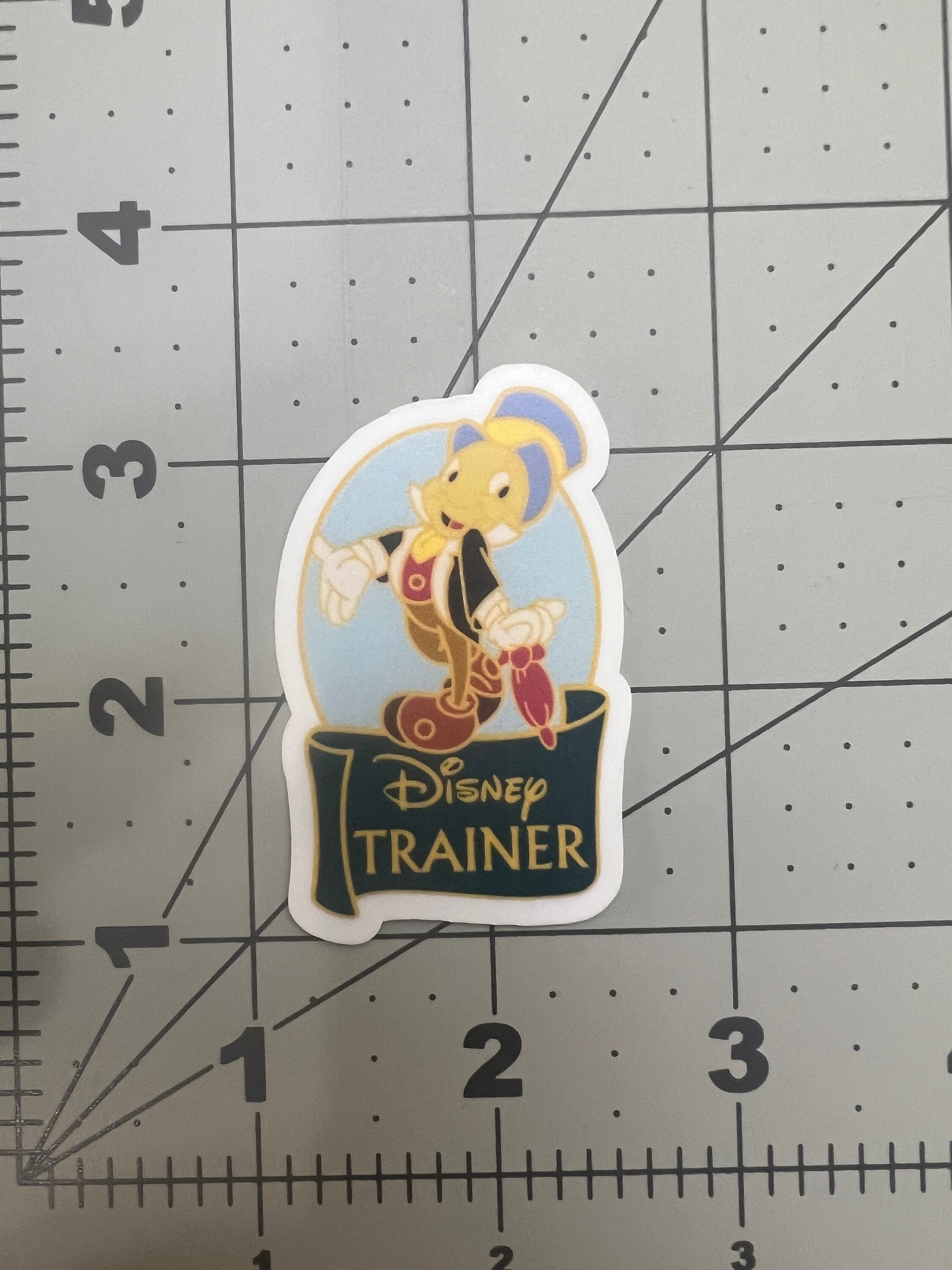 Disney Trainer Pin Sticker - Etsy