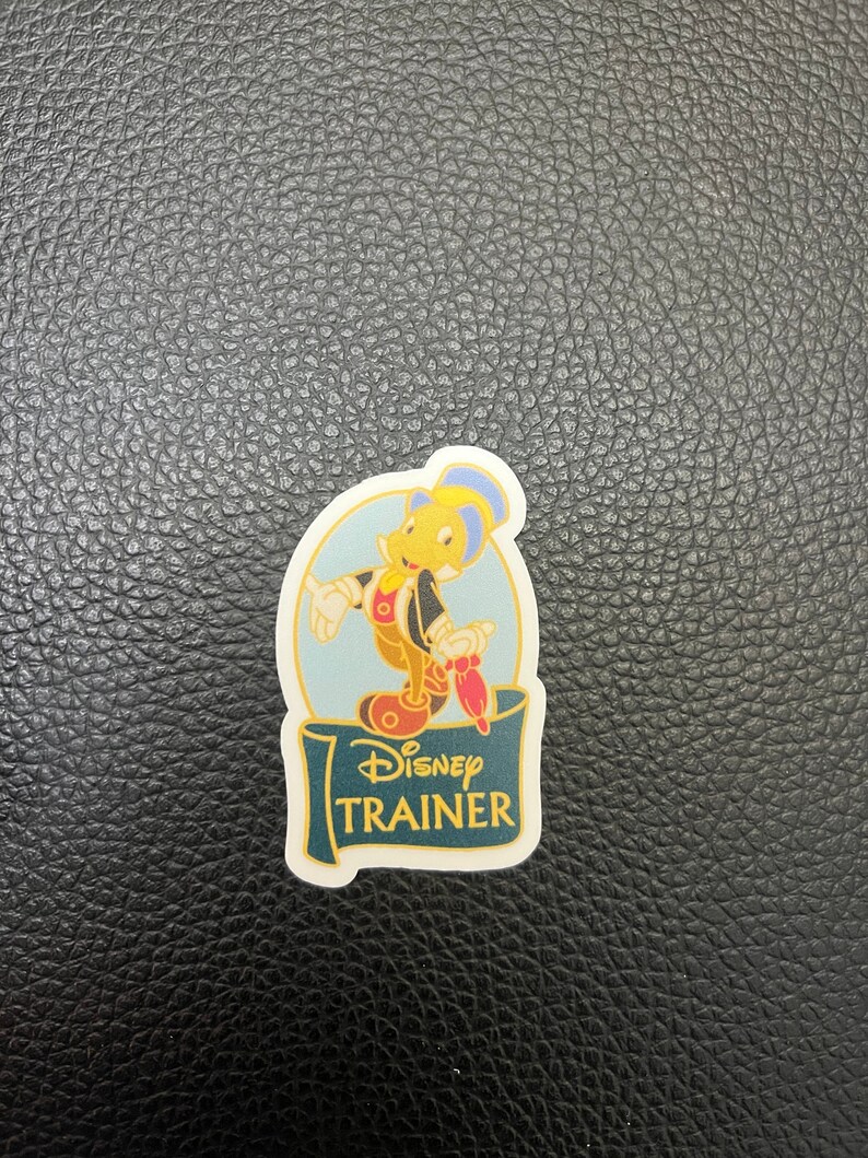 Disney Trainer Pin Sticker - Etsy