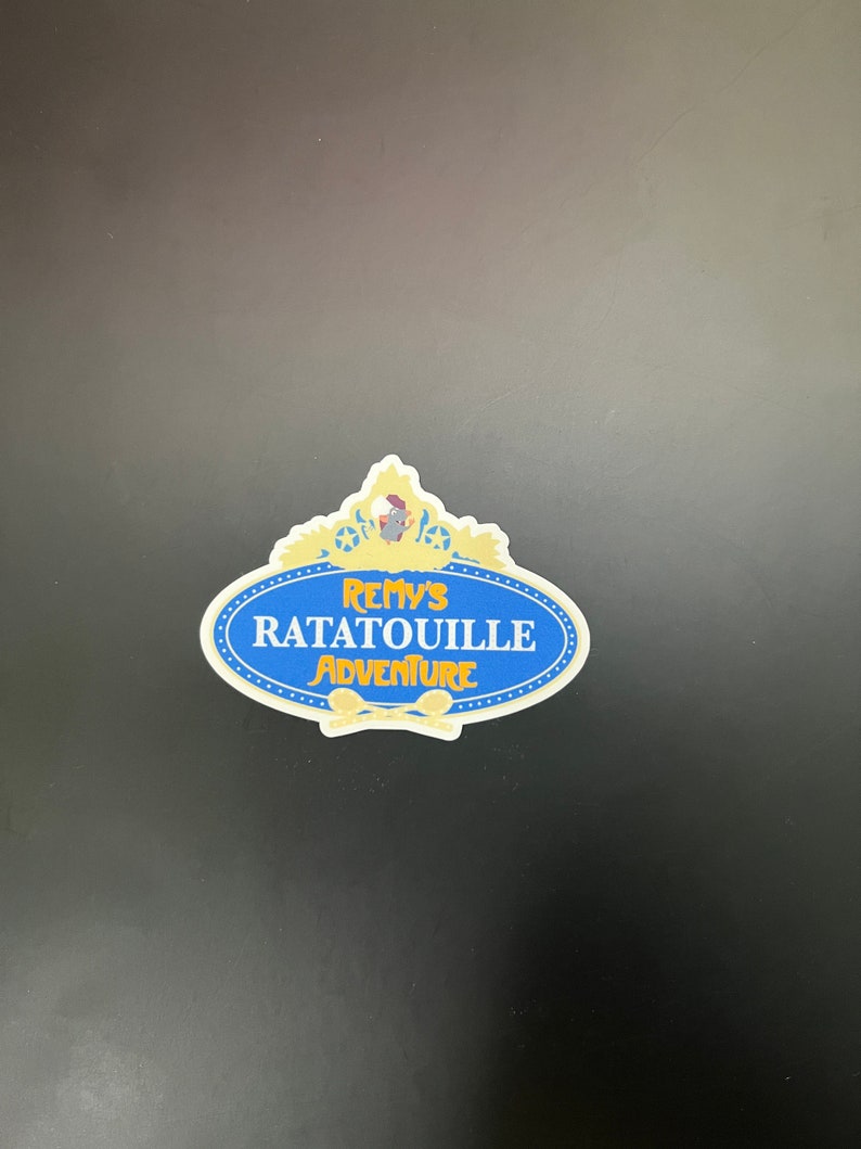 Remy's Ratatouille Adventure Ride Sticker - Etsy