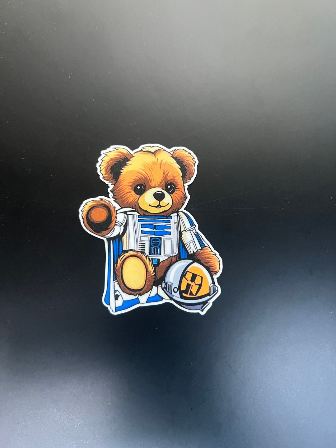 Teddy Bear R2-D2 Sticker - Etsy