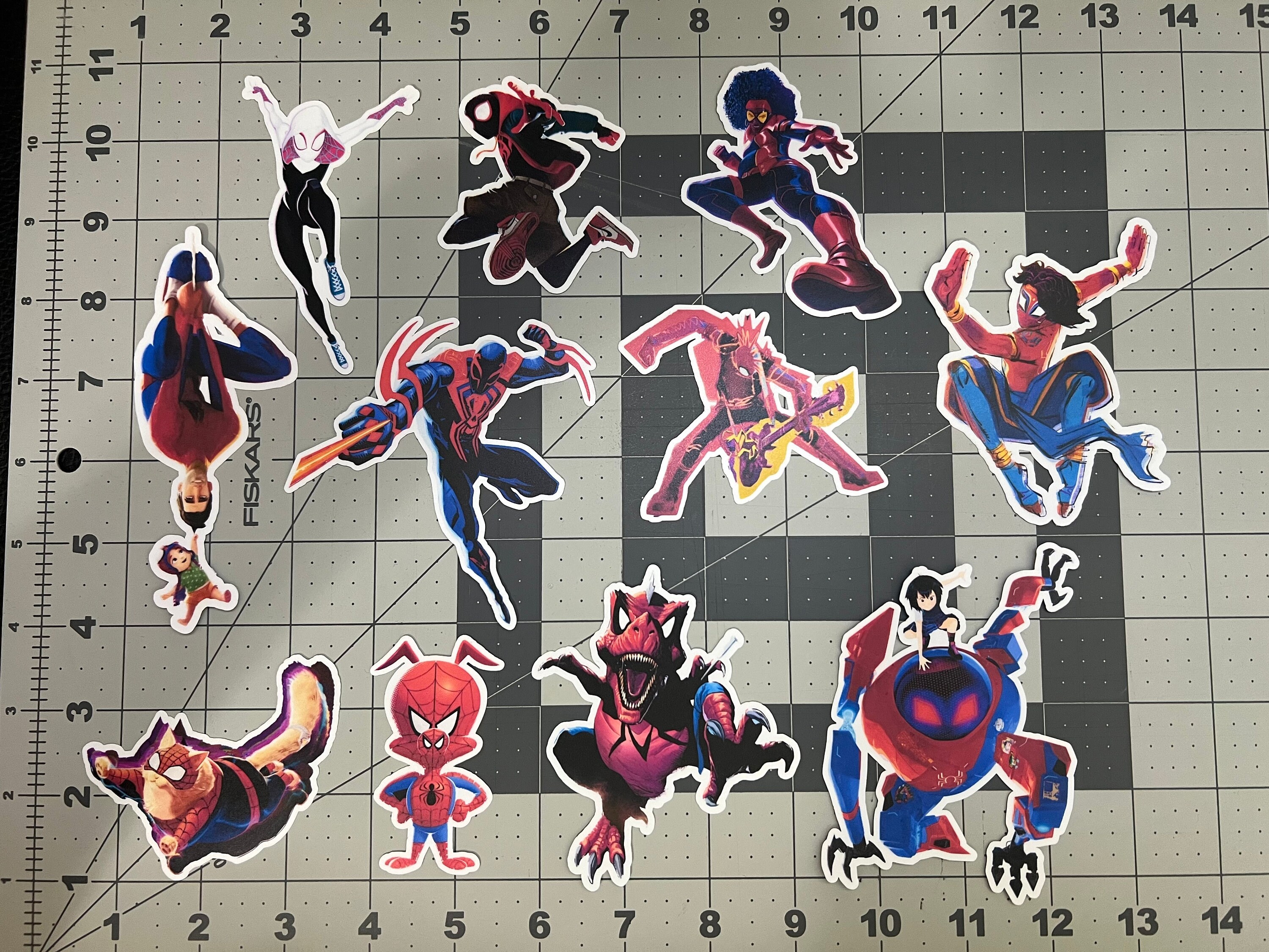 Spider-verse Sticker Set - Etsy
