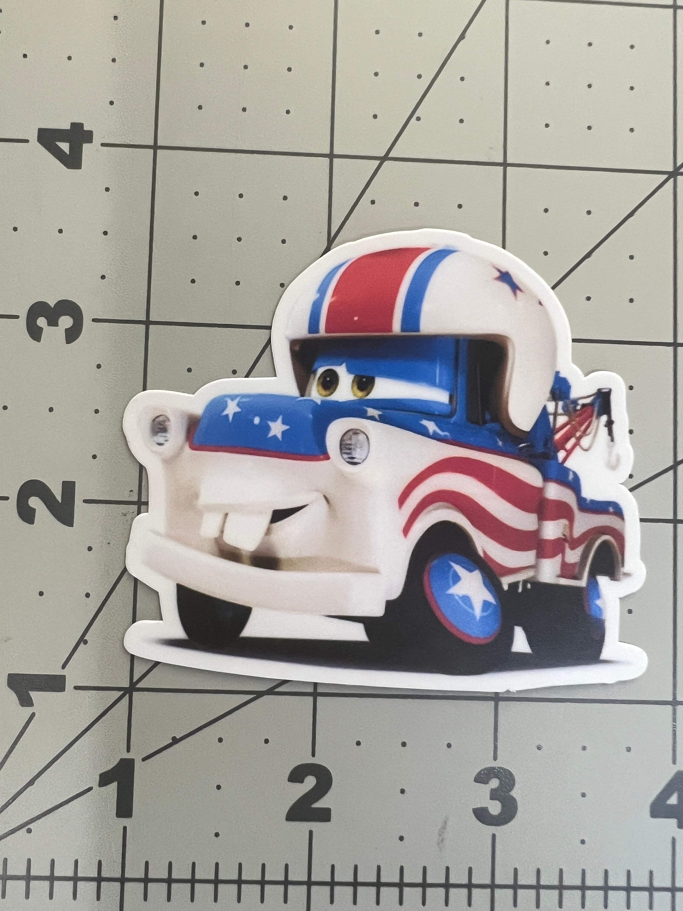 Mater From the Movie Cars Sticker - Etsy