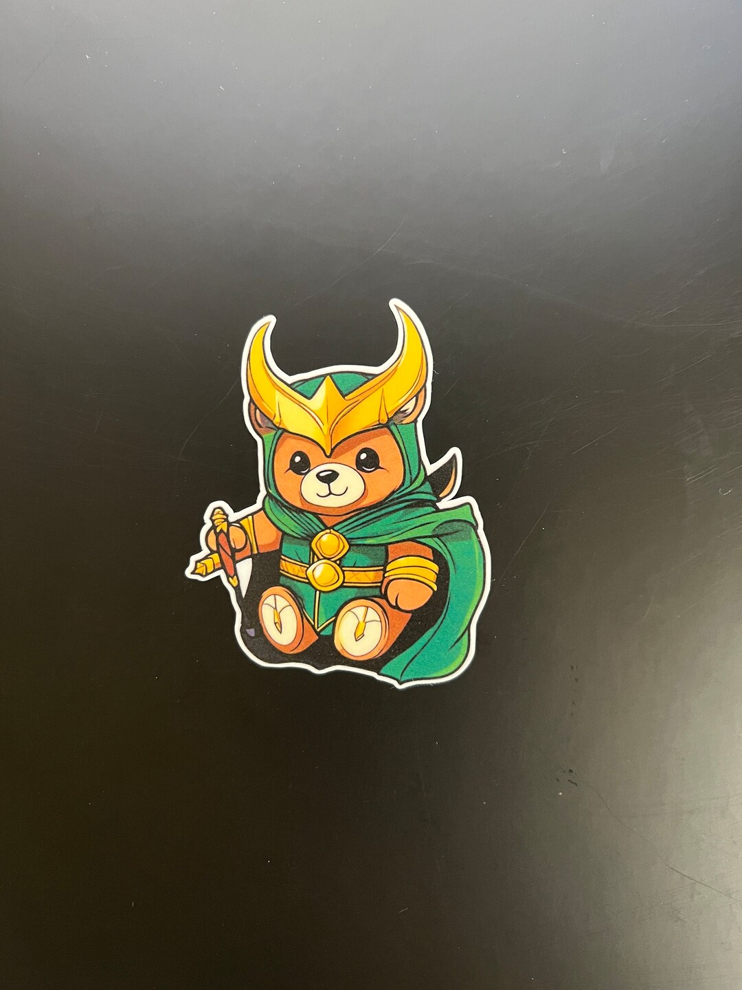 Cute Teddy Bear Loki Sticker - Etsy