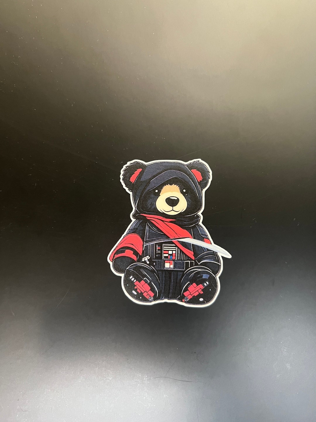 Teddy Bear Darth Vader Sticker - Etsy