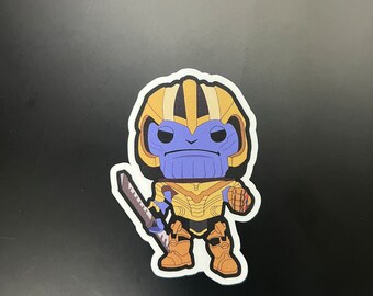 Infinity Gauntlet Sticker Thanos Sticker, Marvel Sticker, Waterproof ...