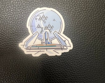 Epcot Sticker Disney World Sticker Disney Park Sticker Spaceship Earth ...