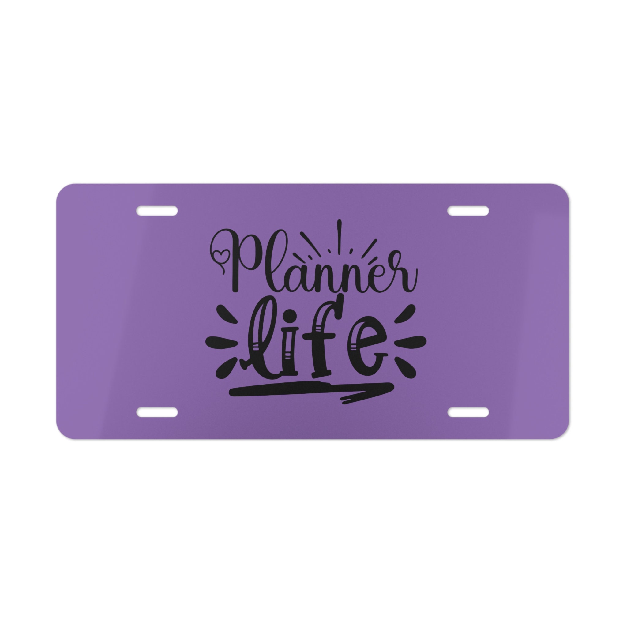 Planner Life Vanity Plate - Etsy