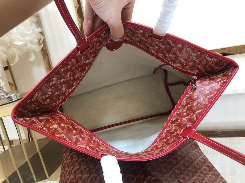 Goyard Dark Red Bag - Etsy