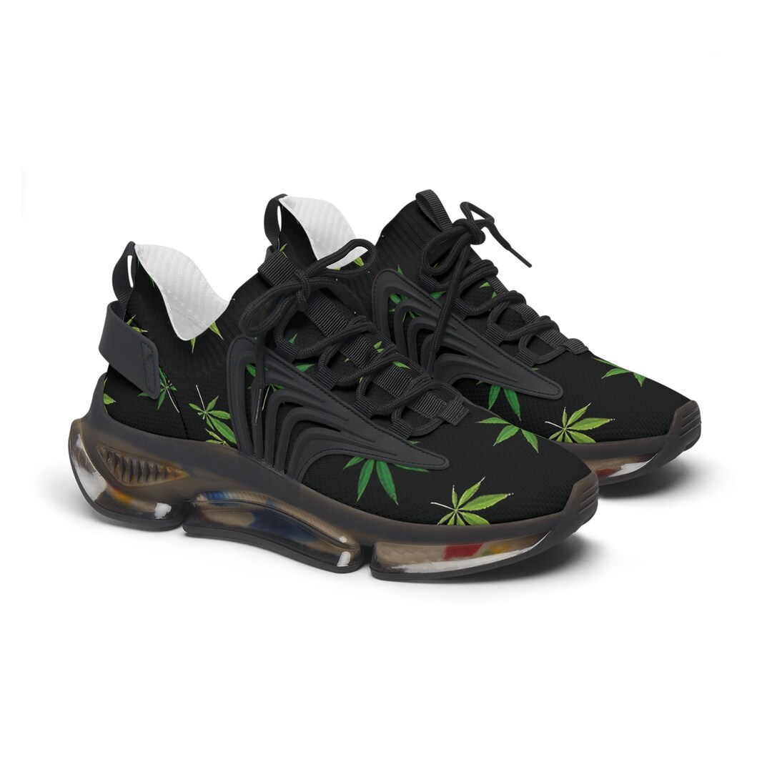 Women's Mesh Sneakers Marijuana Weed Cannabis - Etsy