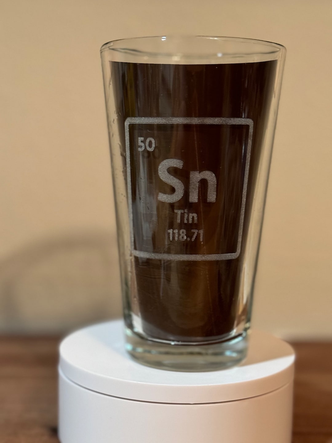 Tin Anniversary Gift. Personalized Engraved Pint Glass 16oz. Get Your ...