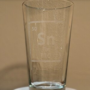 Tin Anniversary Gift. Personalized Engraved Pint Glass 16oz. Get Your ...