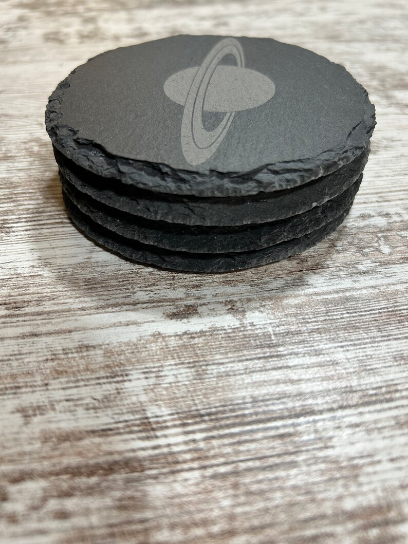 Space Themed Coaster Set of Slate Coasters. - Etsy