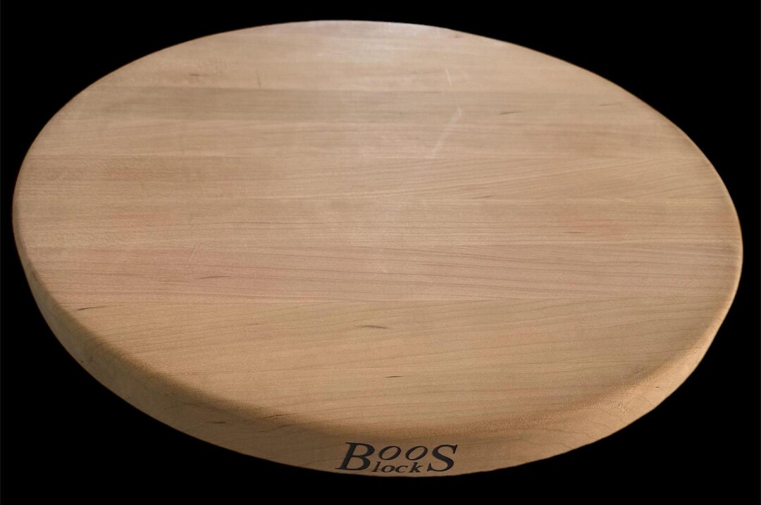 Personalized Boos Block Cherry 18 Cutting Board Round, With Engraving ...