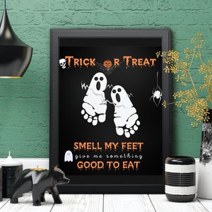 Trick or Treat Handprint Art: Instant Download & Printables Halloween ...