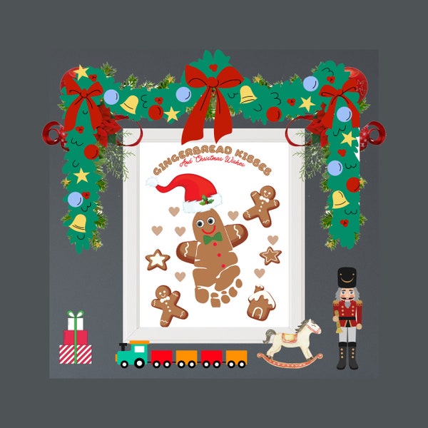 Handprint Gingerbread Man - Etsy