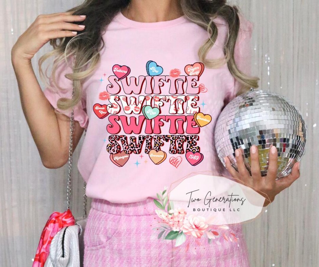 Swiftie Valentines Heart DTF Transfer - Etsy