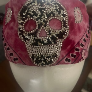 Bling Pink Bandanna - Etsy