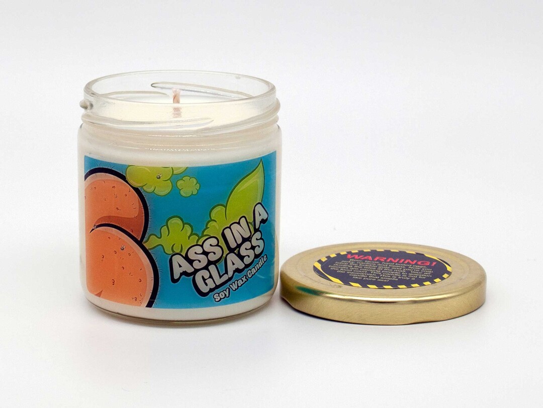 Ass in A Glass Prank Novelty Smelly Candle - Etsy
