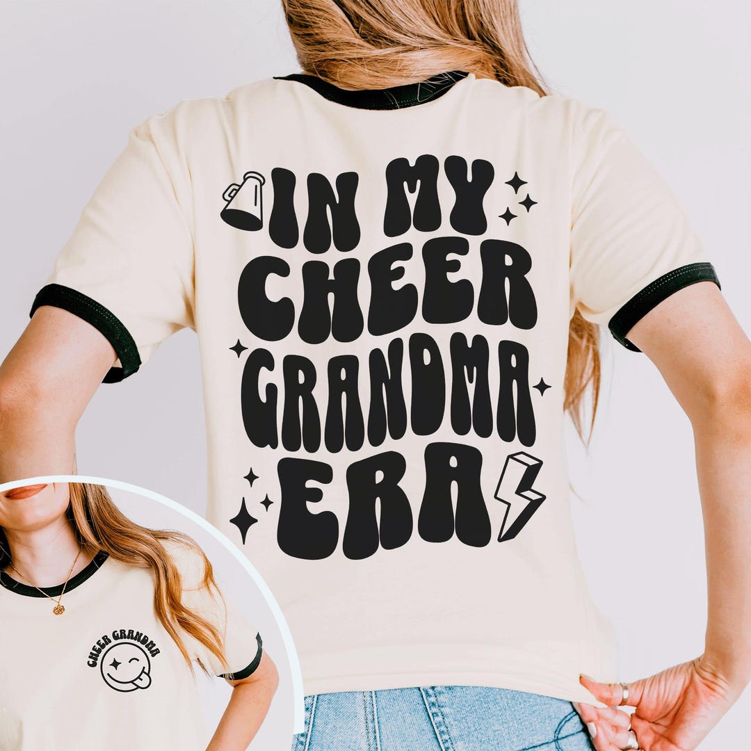 Cheer Grandma Era PNG, Cheer Grandma Svg, Cheer Sublimation, Cheer ...