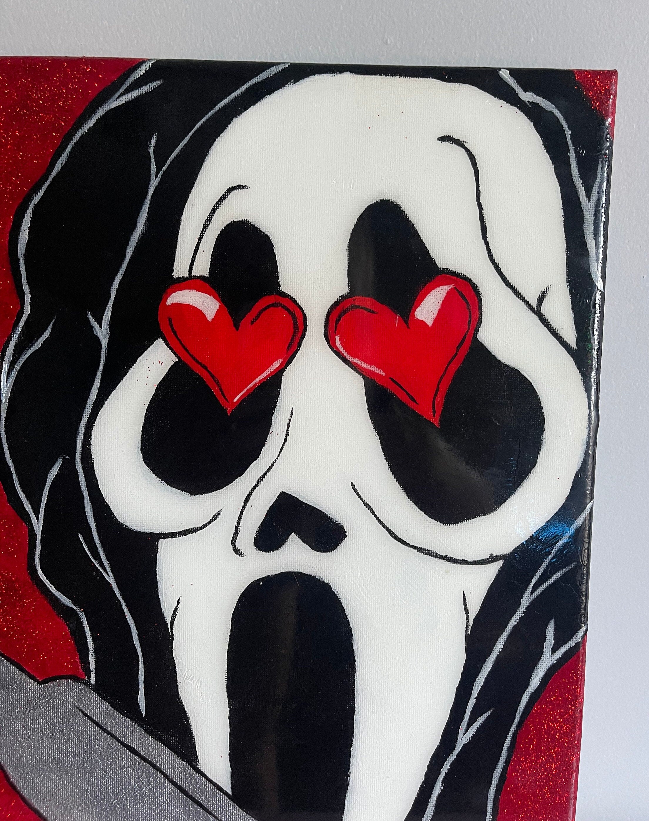 Wall Art Painting Ghostface - Etsy