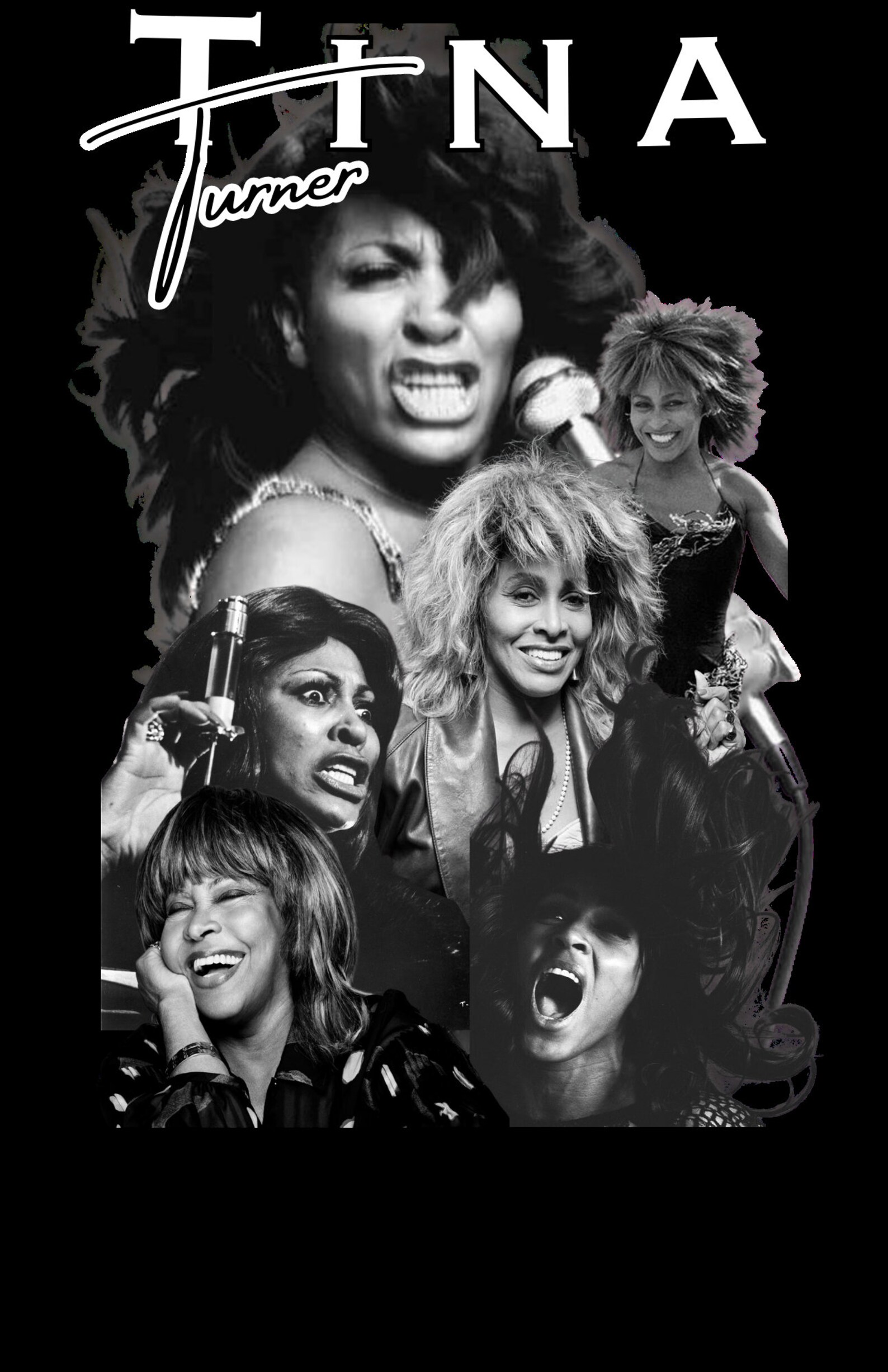 Tina Turner PNG Design - Etsy