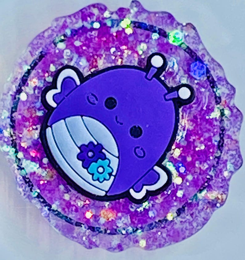 The Resin Popsocket Has a Butterfly Squishmallow. Very Sparkly It is ...