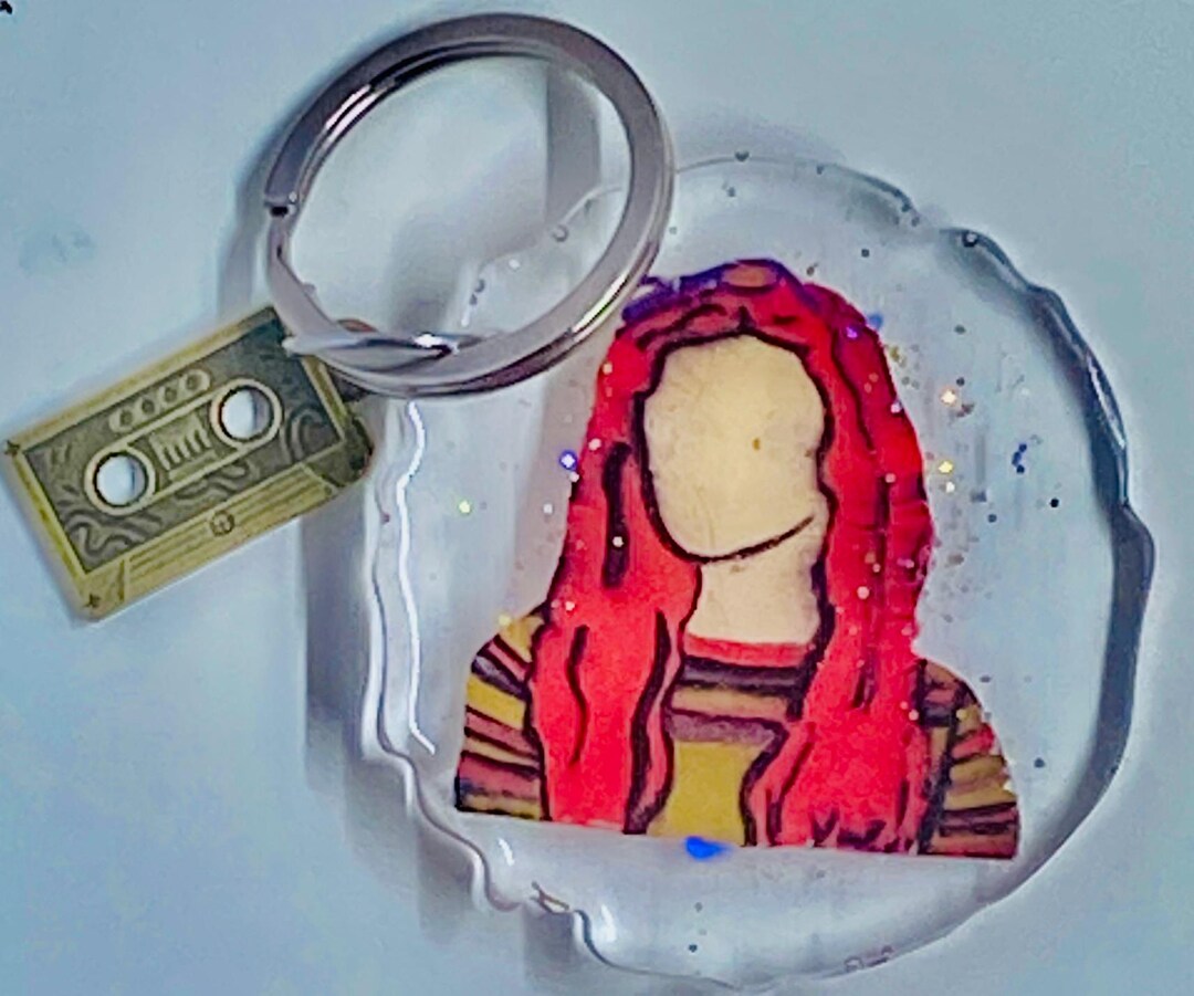 This Resin Popsocket Keychain Has Max. It Has a Cassette Tape Charm ...
