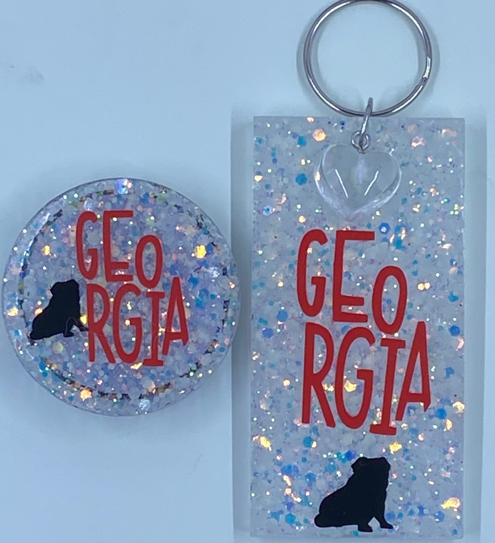 This Resin Popsocket and Keychain is for All the Georgia Football Fans ...