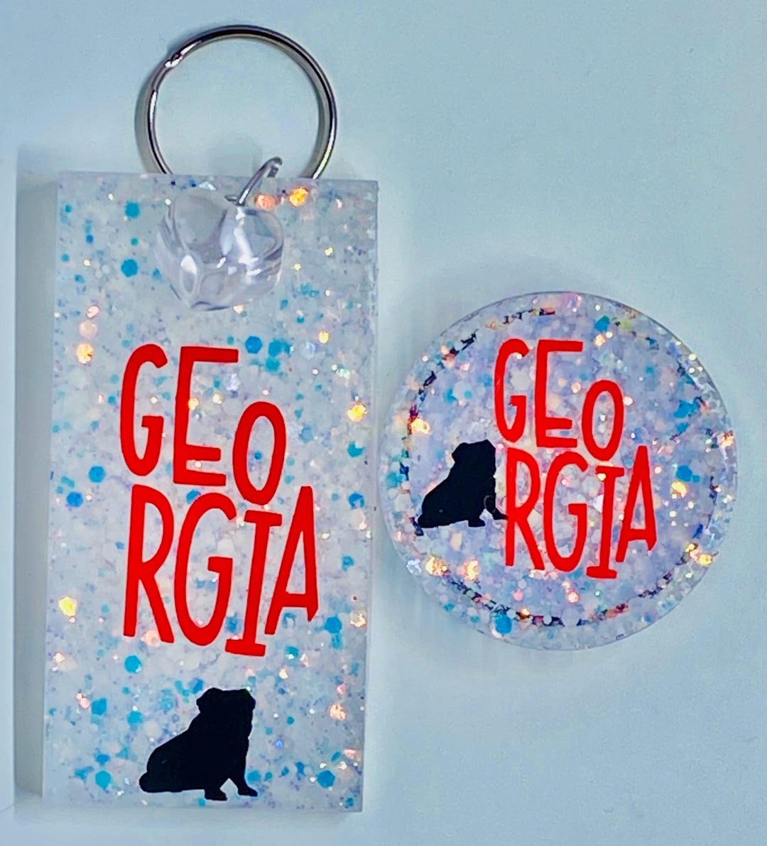 This Resin Popsocket and Keychain is for All the Georgia Football Fans ...