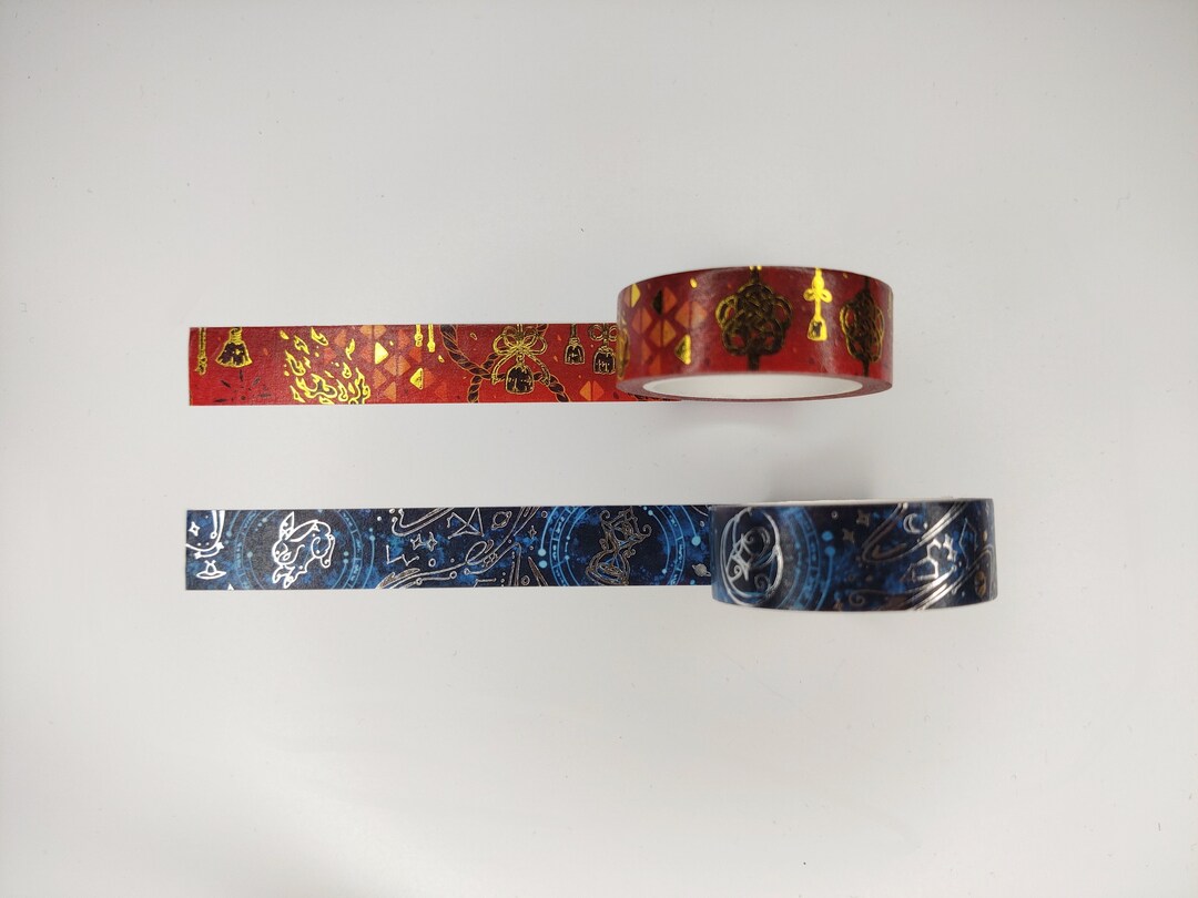 Genshin Impact Themed Washi Tape Thoma and Mona - Etsy