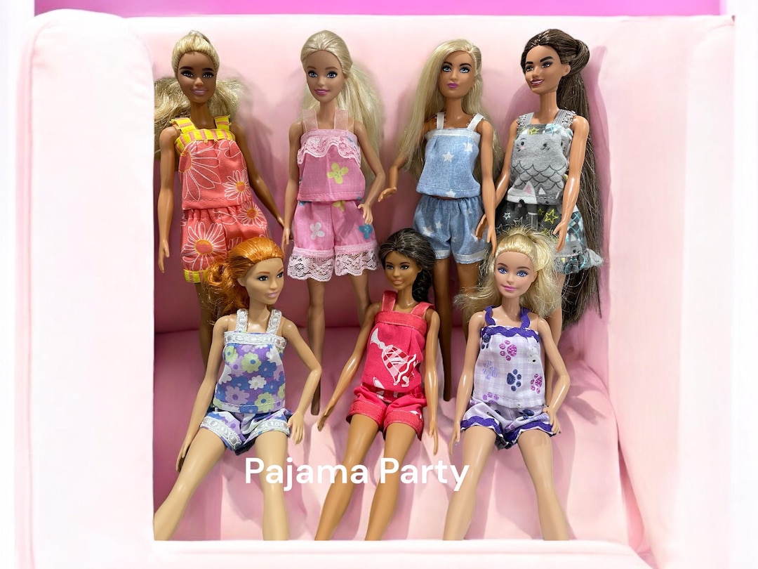 Fashion Doll Pajamas, Baby Doll Pajamas, Sleep Wear, Fun Pajamas - Etsy