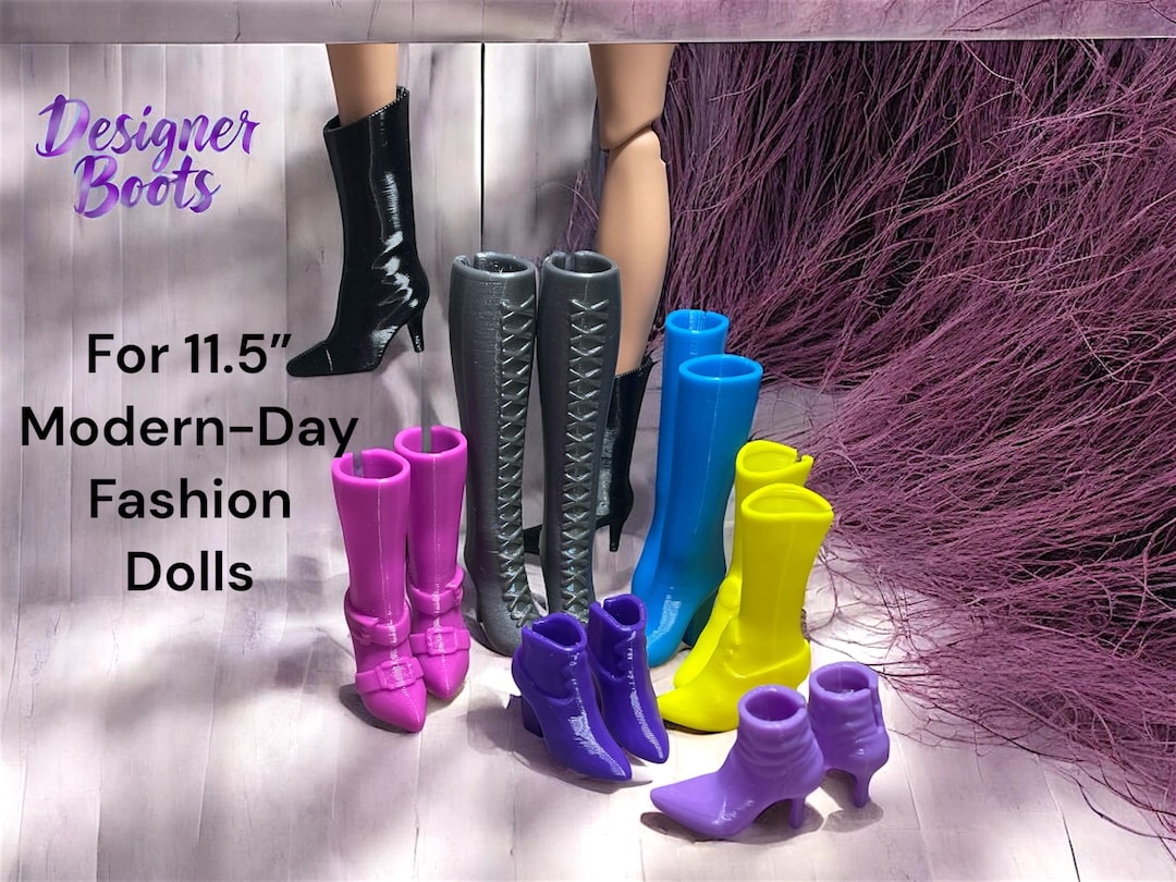 Fashion Doll Boots, 11.5" Modern-day Arched Foot Dolls - Etsy
