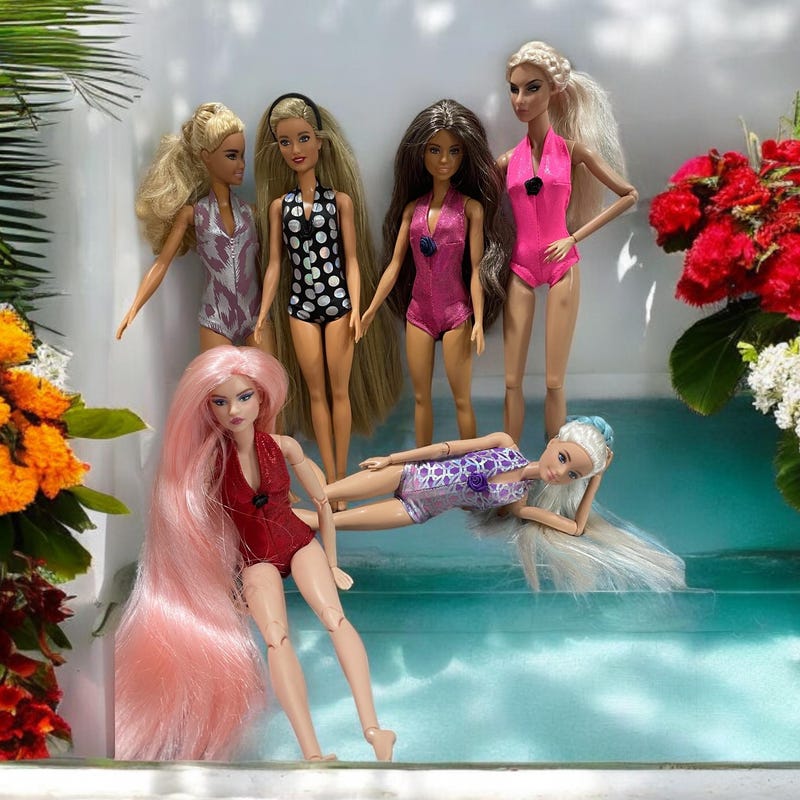 Barbie Hand Made Doll - Etsy