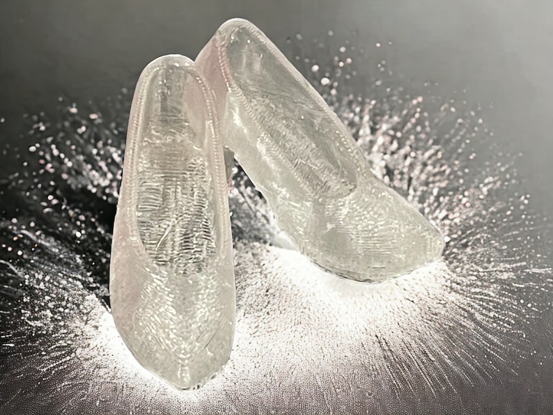 Translucent Doll Shoes: 11.5" Fashion Doll Ballroom Slippers - Etsy