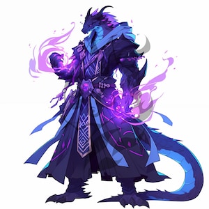 dragonborn wizard art