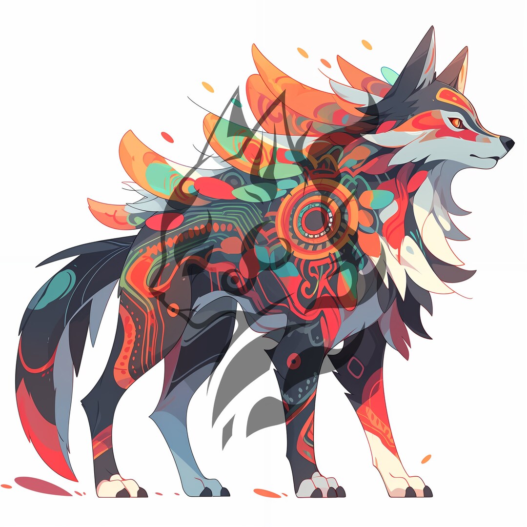 Magical Wolf Profile Pic PFP - Digital Download HD Image - Unique ...