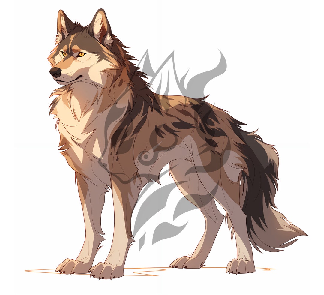 Wolf Adoptable RP Character - Digital Download HD Image - Unique ...