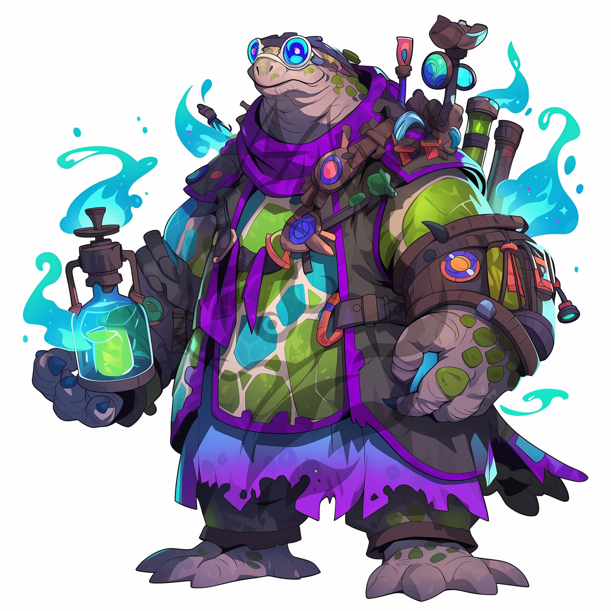 Tortle Artificer Adoptable Character Digital Download HD Image Dnd ...
