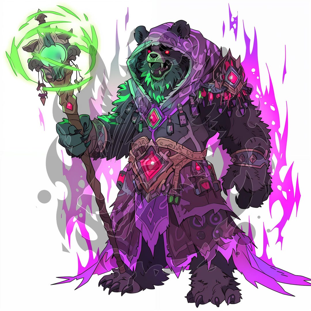Bugbear Warlock Adoptable Character - Digital Download HD Image ...