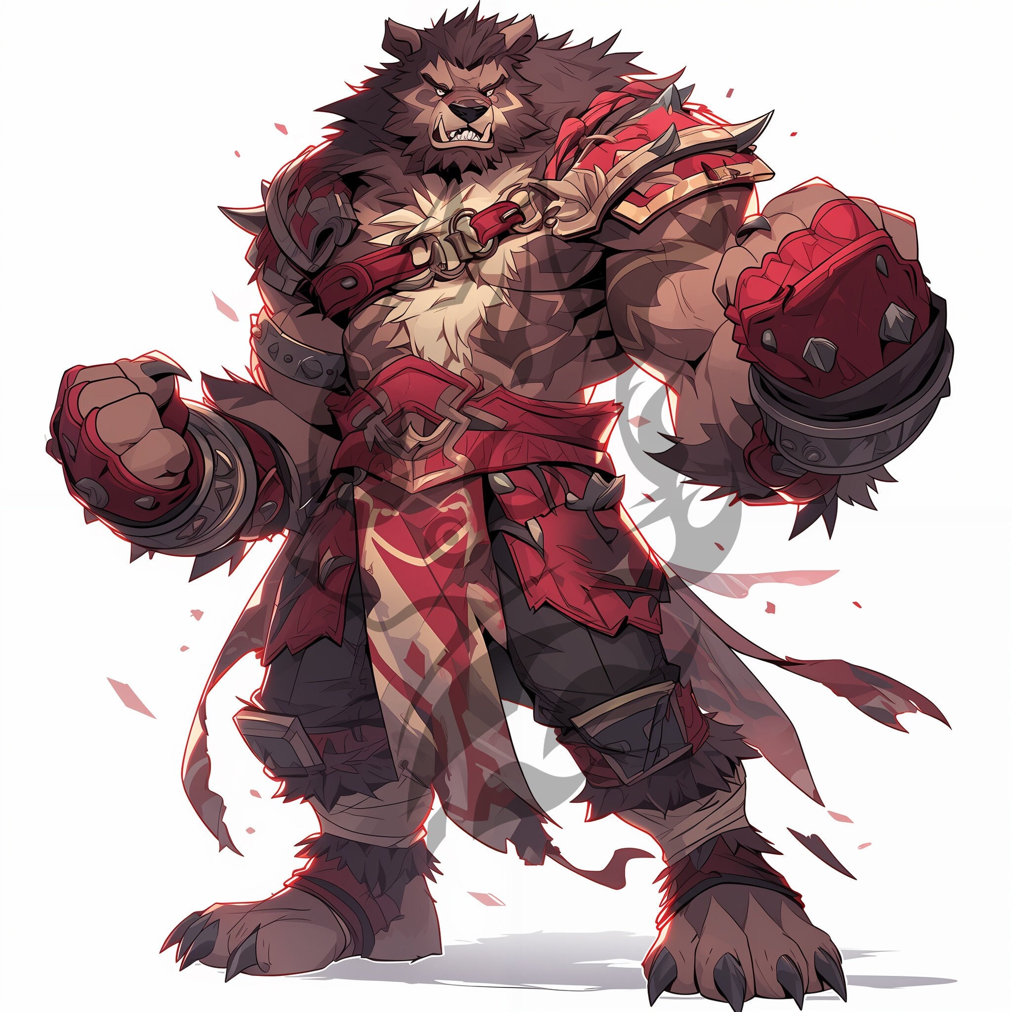 Bugbear Fighter Adoptable Character Digital Download HD Image Barbarian ...