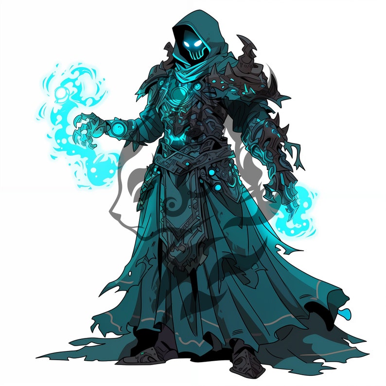 Warforged Warlock Adoptable Character Digital Download HD Image Wizard ...
