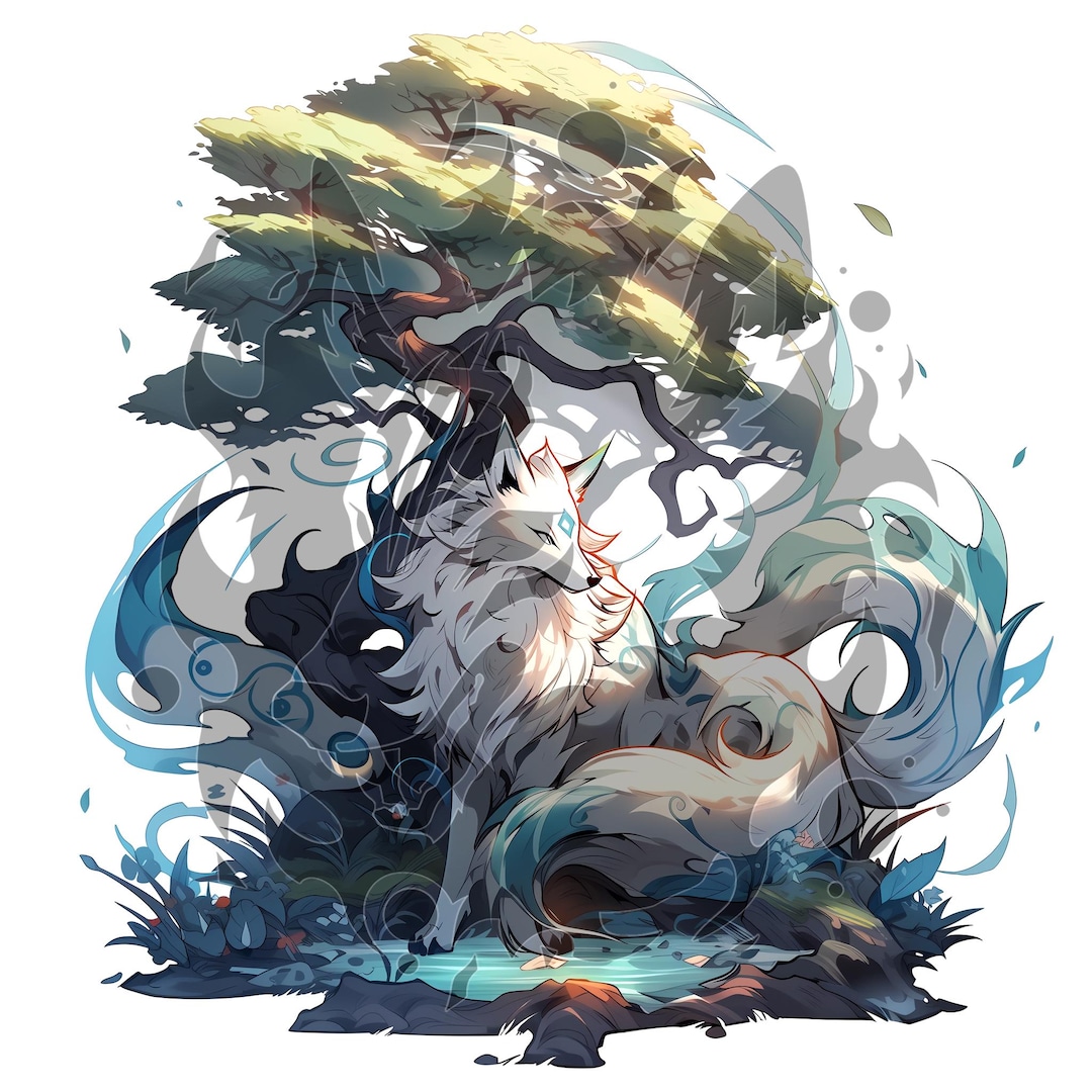 Magical Wolf Profile Pic - Digital Download HD Image - Unique Original ...