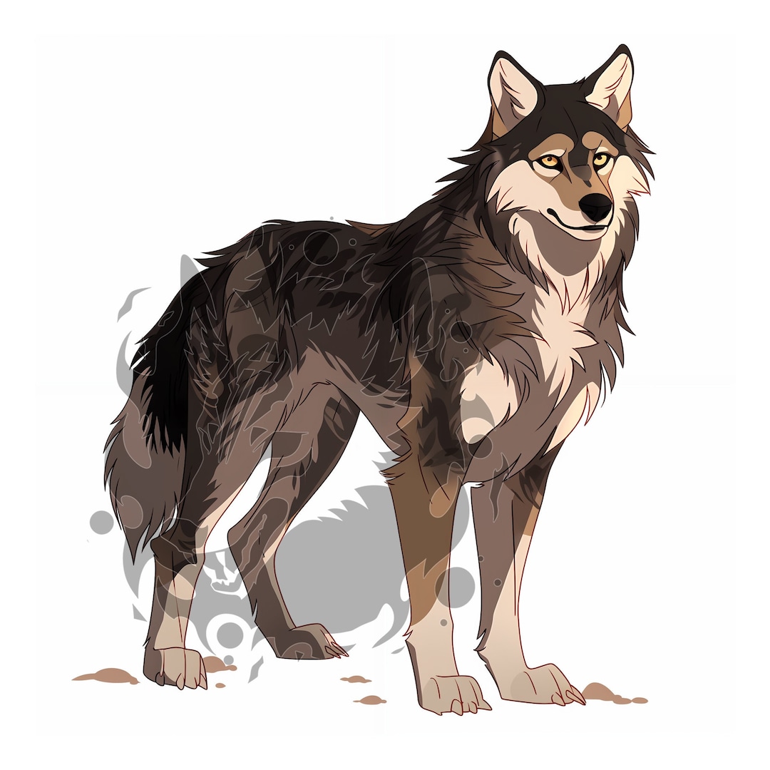 Wolf Adoptable RP Character - Digital Download HD Image - Unique ...