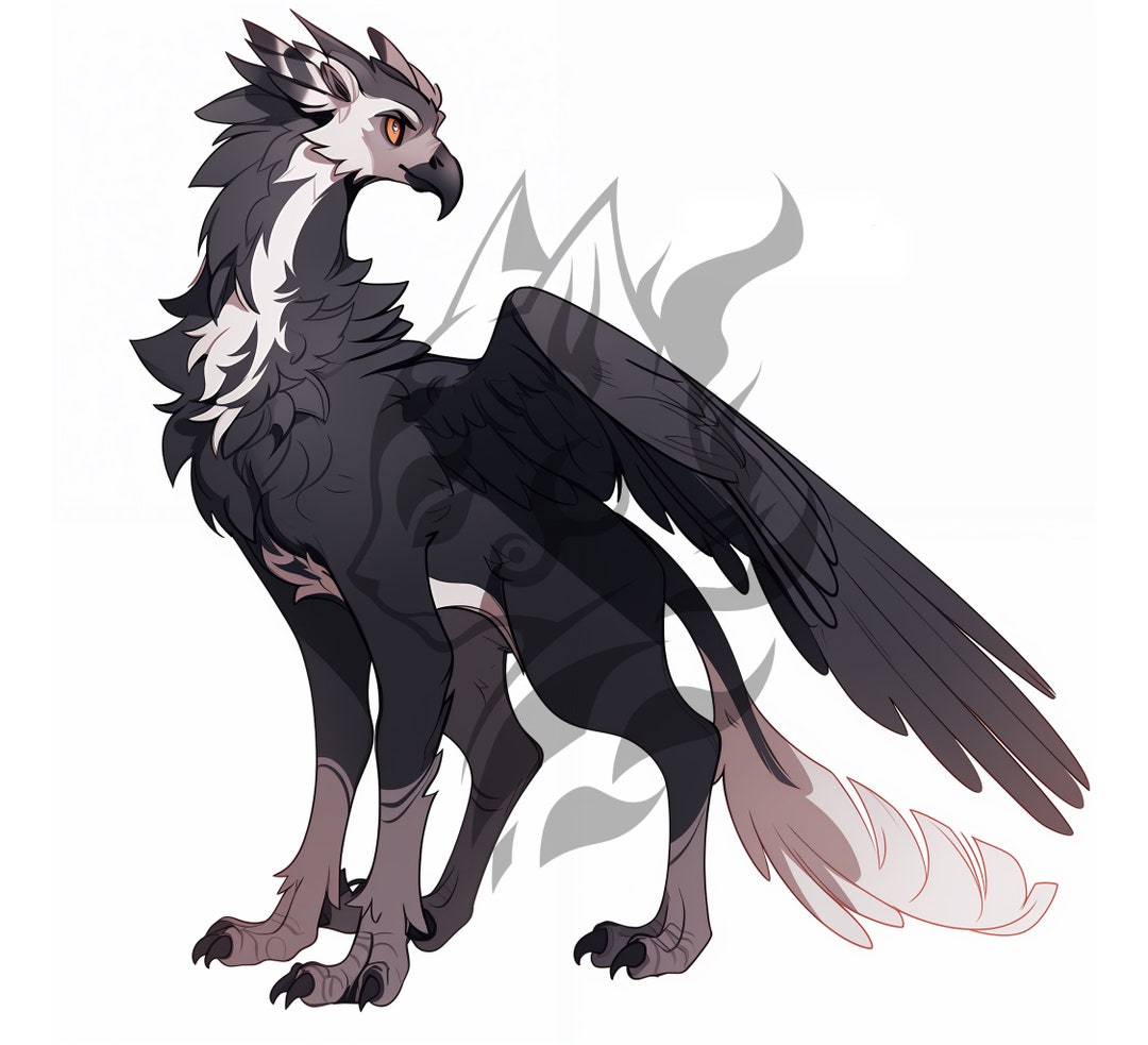 Gryphon Adoptable Character Digital Download HD Image Griffin Gryphon ...