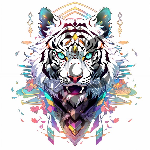 Tiger Profile Drawing